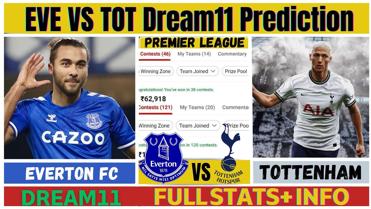 EVE VS TOT Dream11 Football Team | EVE VS TOT Dream11 Football ...