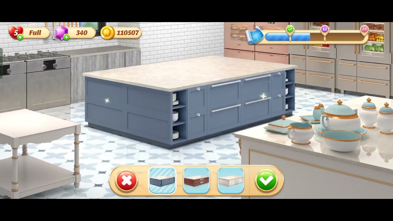 Space Decor game - small town Restourant (kitchen) - YouTube