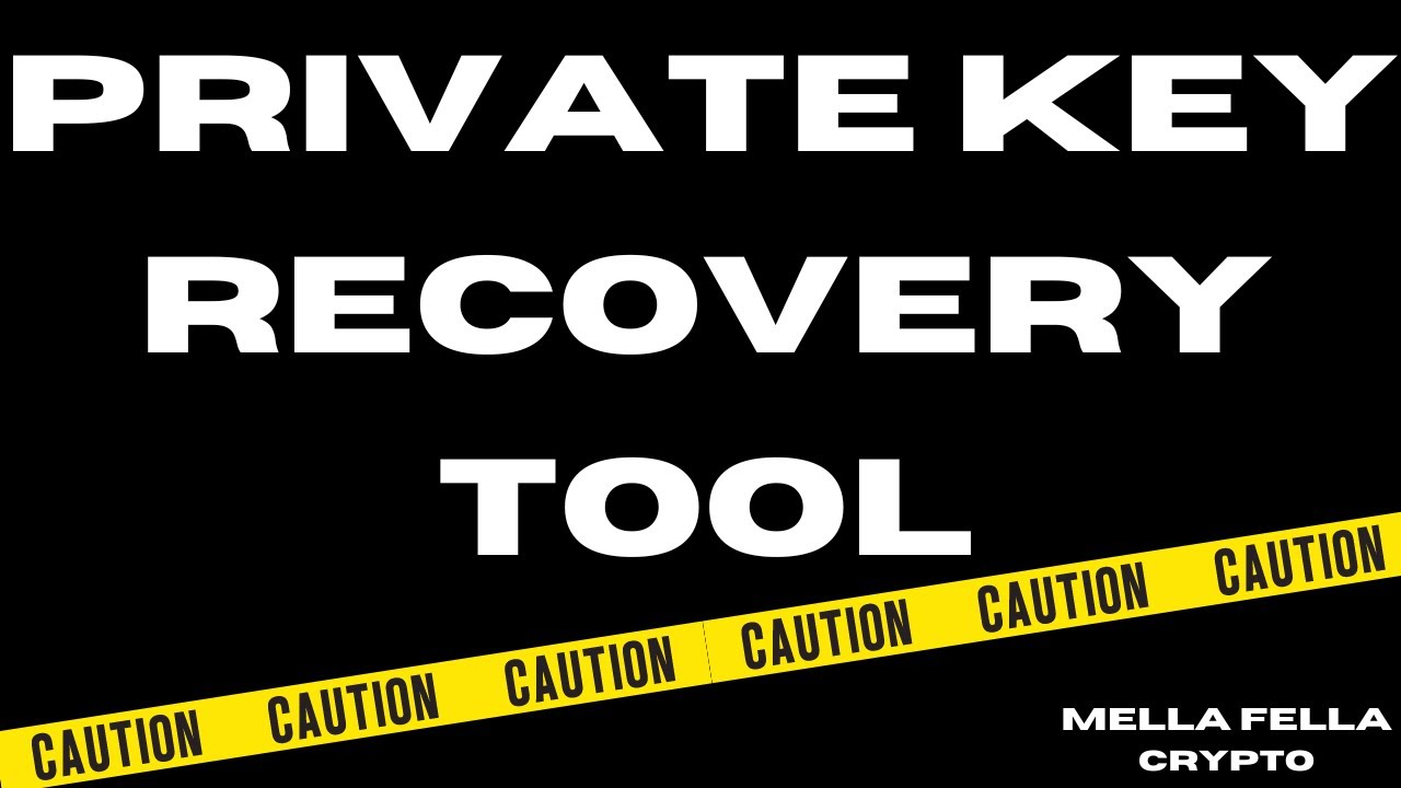 Private Key Recovery Tool - YouTube