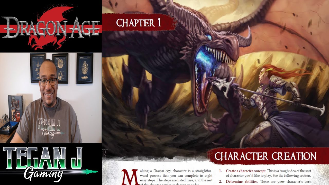 How to build a character using the Dragon Age TTRPG - YouTube