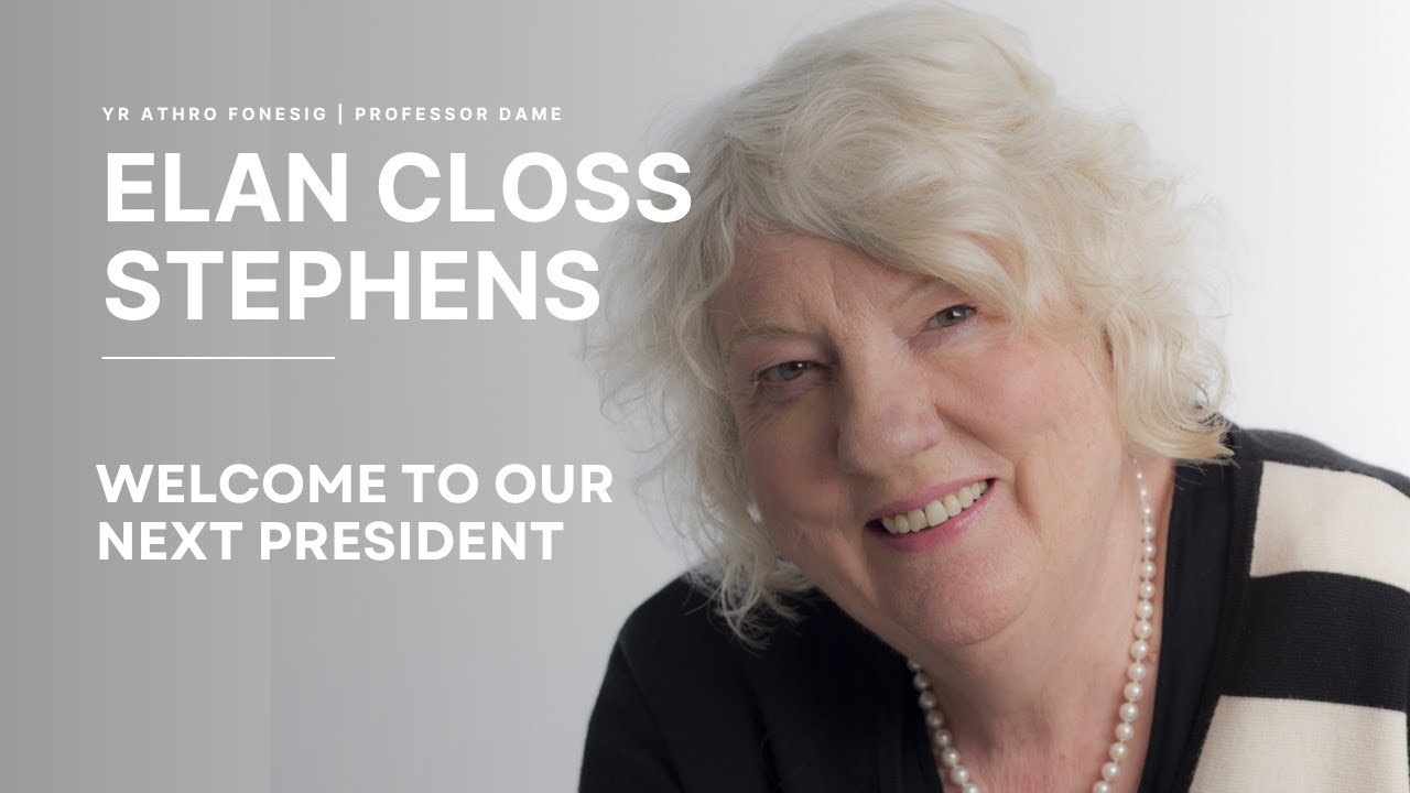 Welcome to our next President, Dame Elan Closs Stephens - YouTube