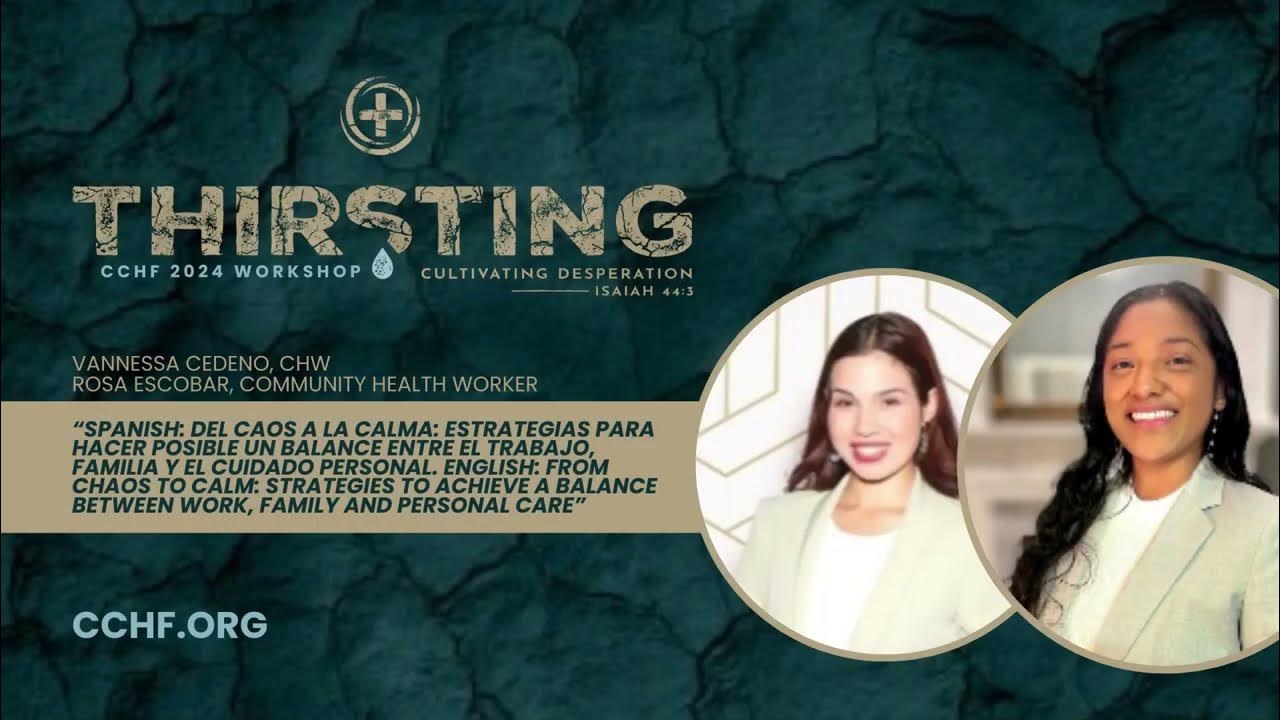 CCHF Conference 2024 Workshop | Del caos a la calma (Spanish) - YouTube
