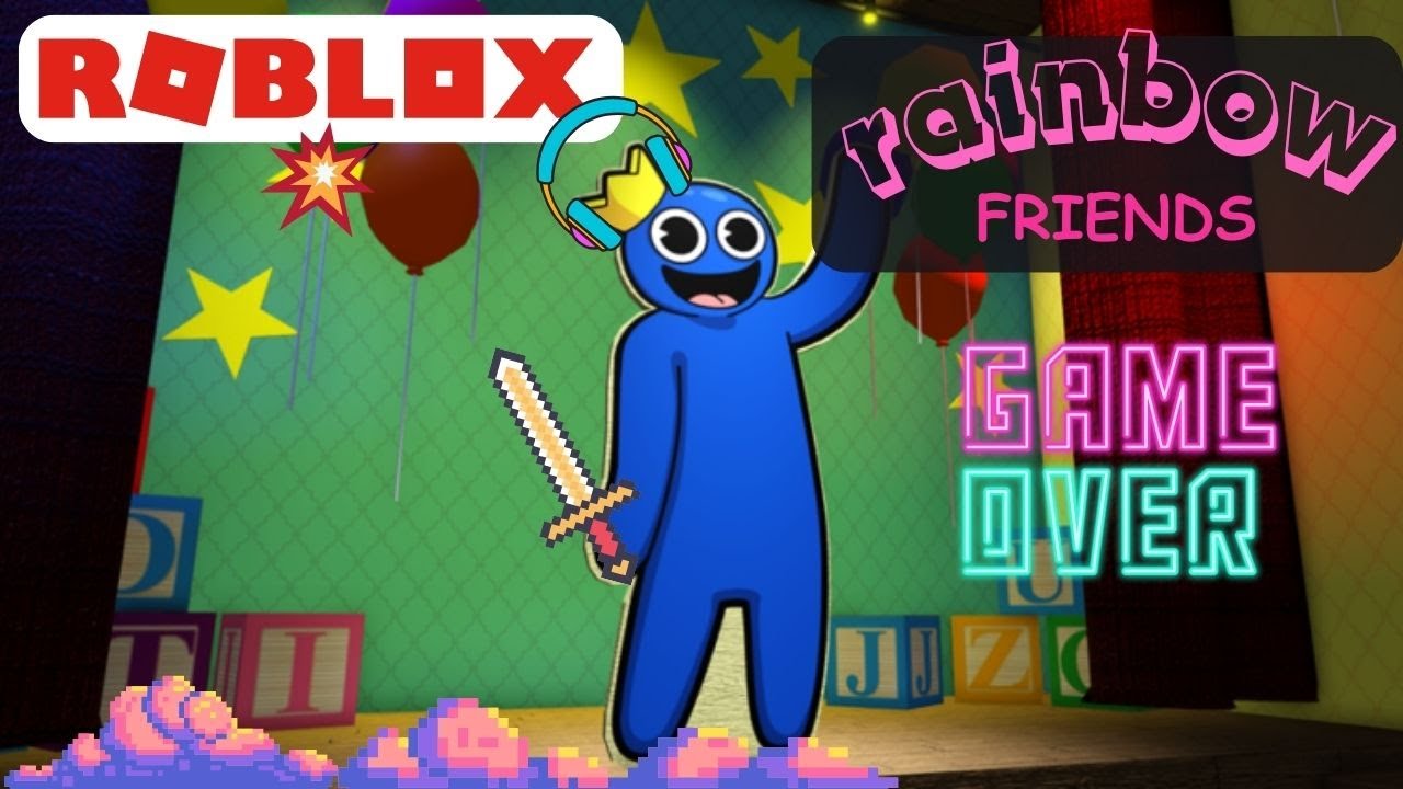 Rainbow Friends Escape Adventure in Roblox Theme Parks: Dodge Colorful ...