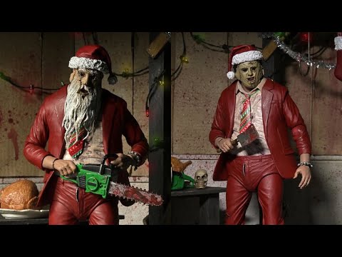 New Neca Texas Chainsaw Massacre Santa Leatherface fully revealed preorder live