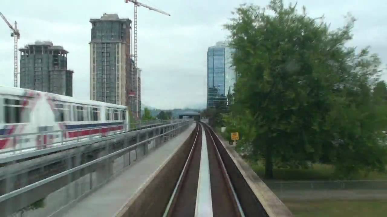 Vancouver Skytrain Timelapse (Expo Line) - YouTube