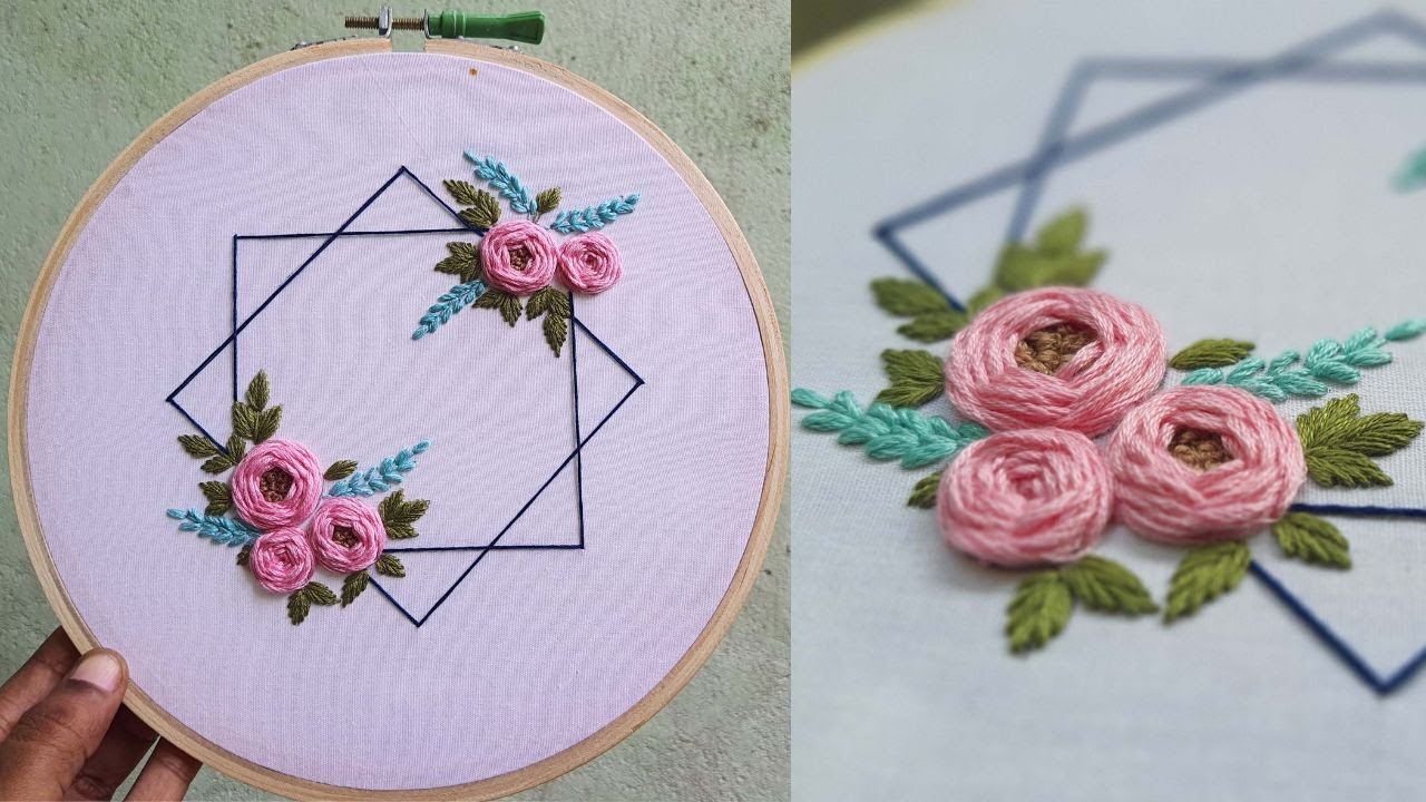 Simple Embroidery Frame Designs