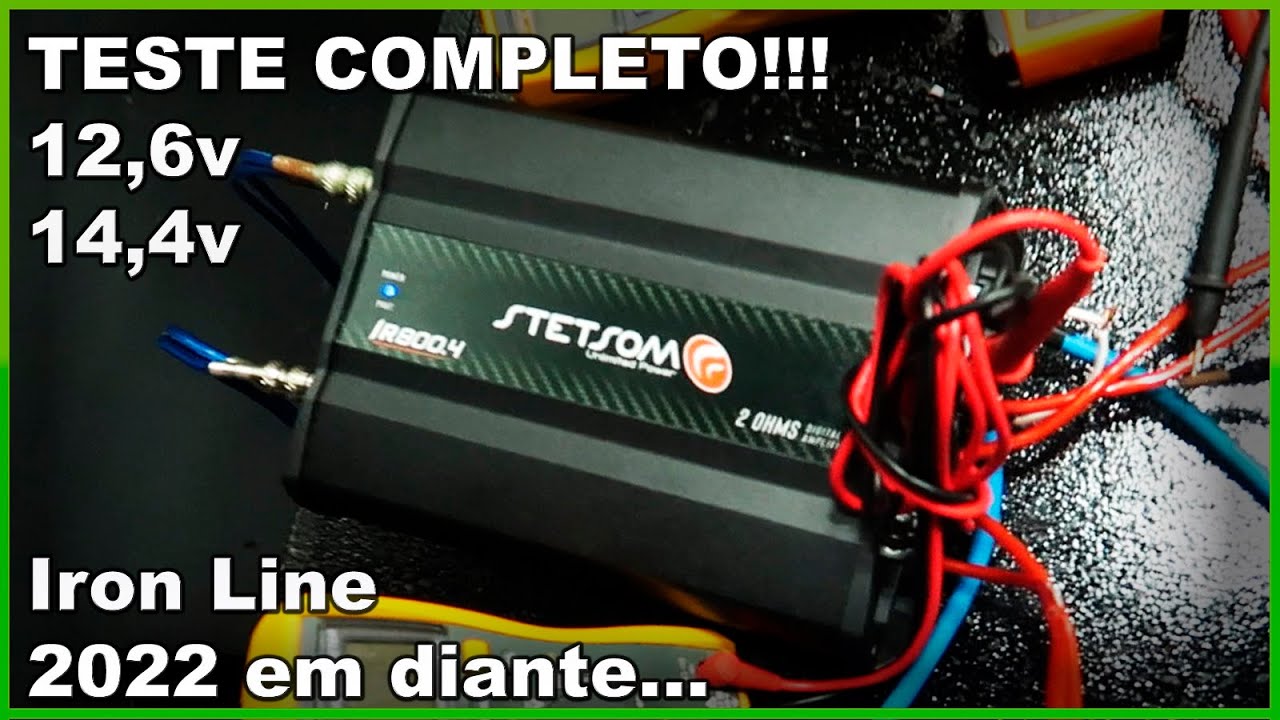 Módulo Stetsom Iron Line IR 800,4 - Review e Teste RAIZ - YouTube