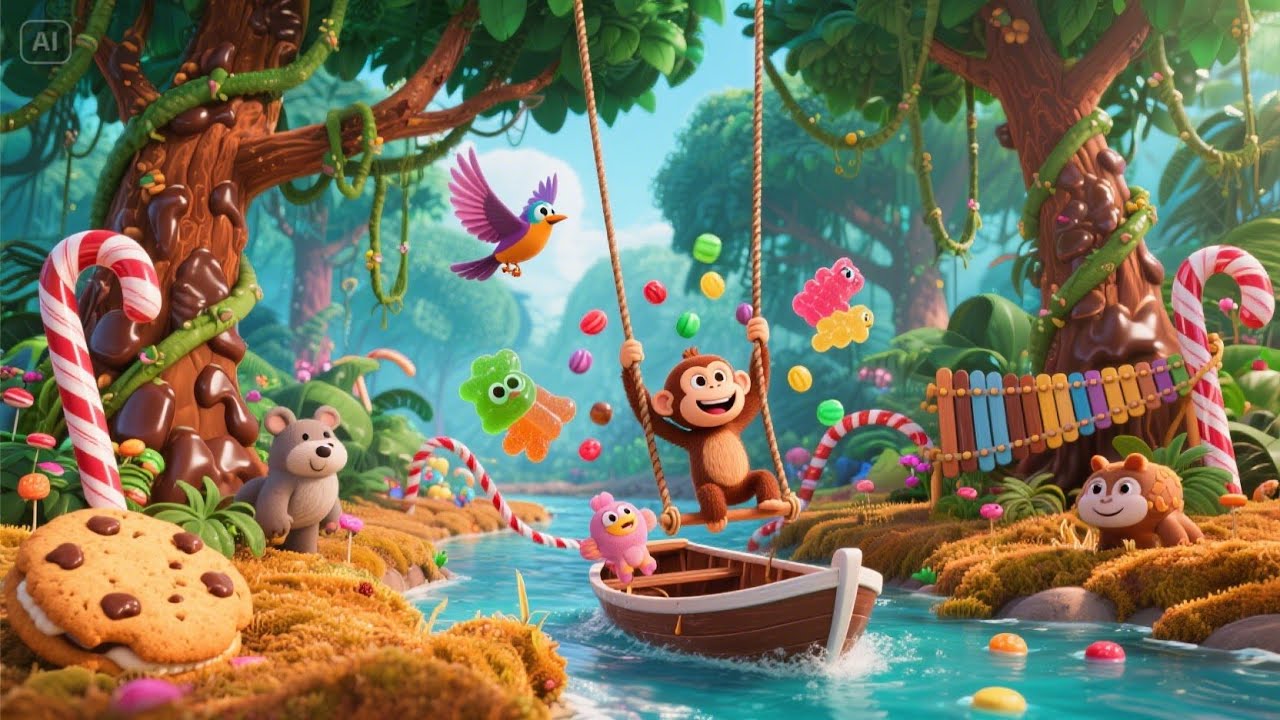 The Chocolate River Ride | Sweet Adventure Song for Kids | Magical ...