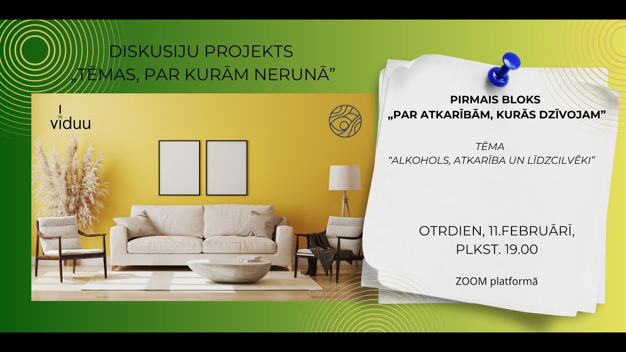 Diskusiju platforma „Tēmas, par kurām nerunā”. Uzaicinājums. VIDUU ...