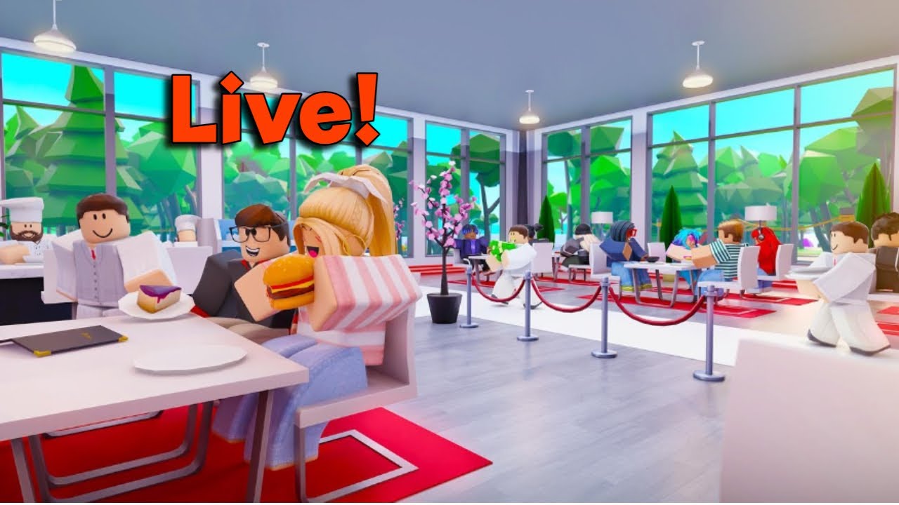 My Restuarant Roblox! 🔴LIVE🔴 - YouTube