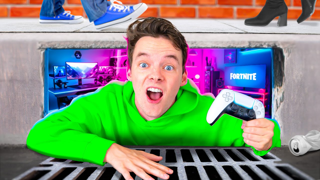 I Built The Ultimate $20,000 Secret Gaming Room!! - YouTube