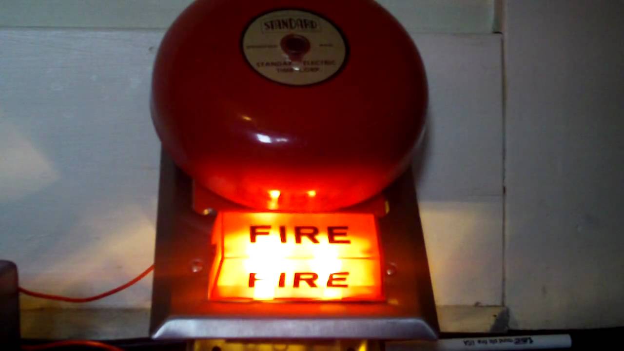 Standard Electric Time Bell on 4050-85 - YouTube