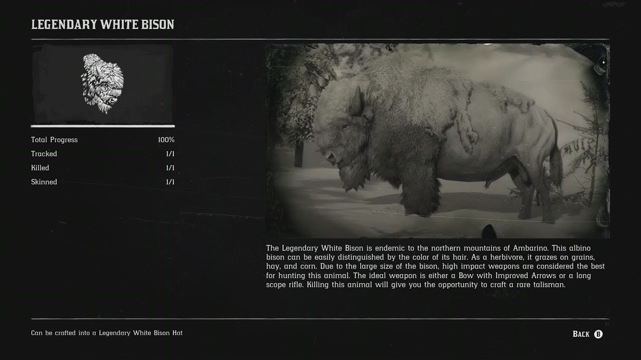 Red Dead Redemption 2 | Hunting | Legendary White Bison 🏹 - YouTube