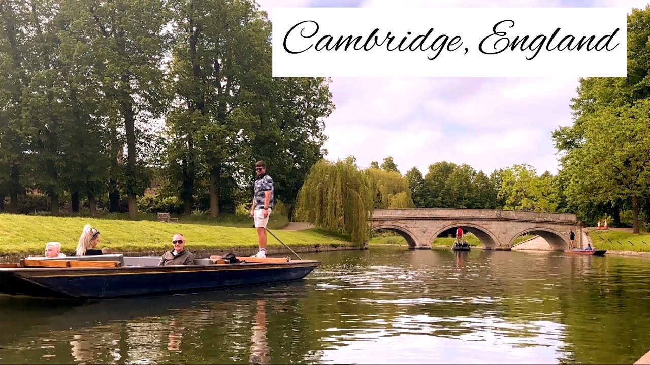 Enjoy Punting at Cambridge's River Cam with this 4K Virtual Tour - YouTube
