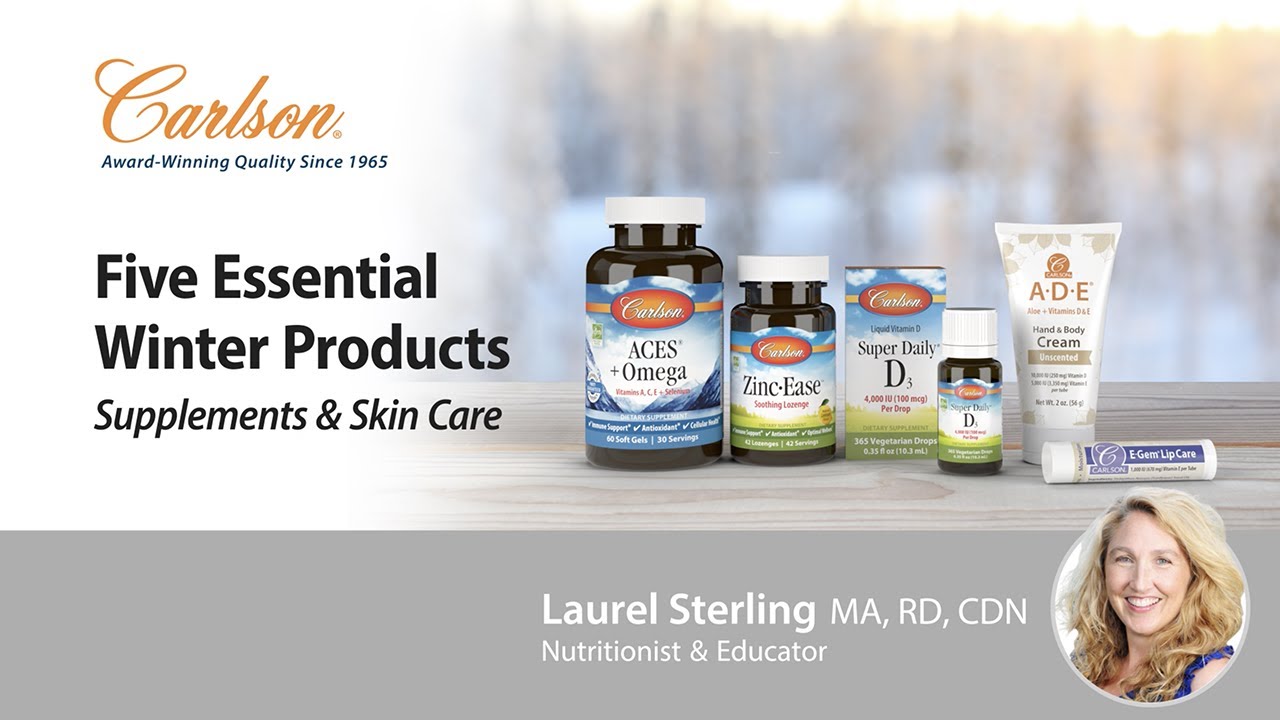 5 Essential Winter Products: Supplements & Skin Care - YouTube