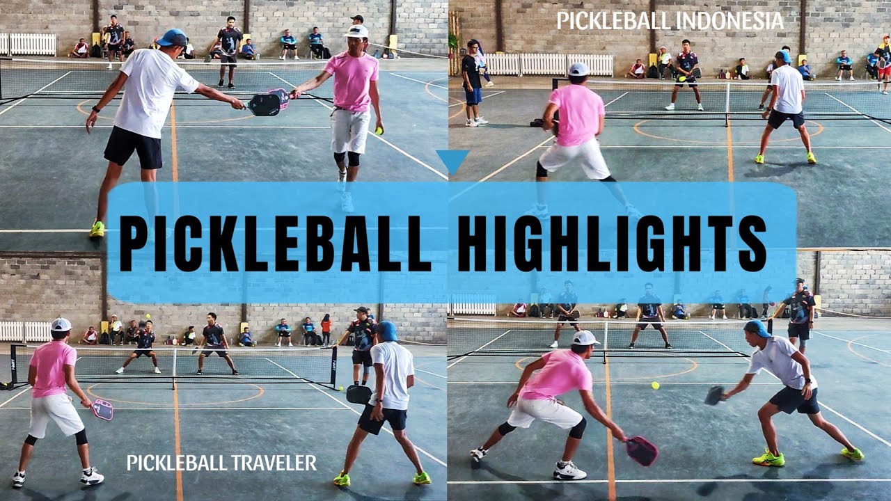 PICKLEBALL HIGHLIGHTS | Rec Play Bastian|Rudini v Rangga|Raja # ...
