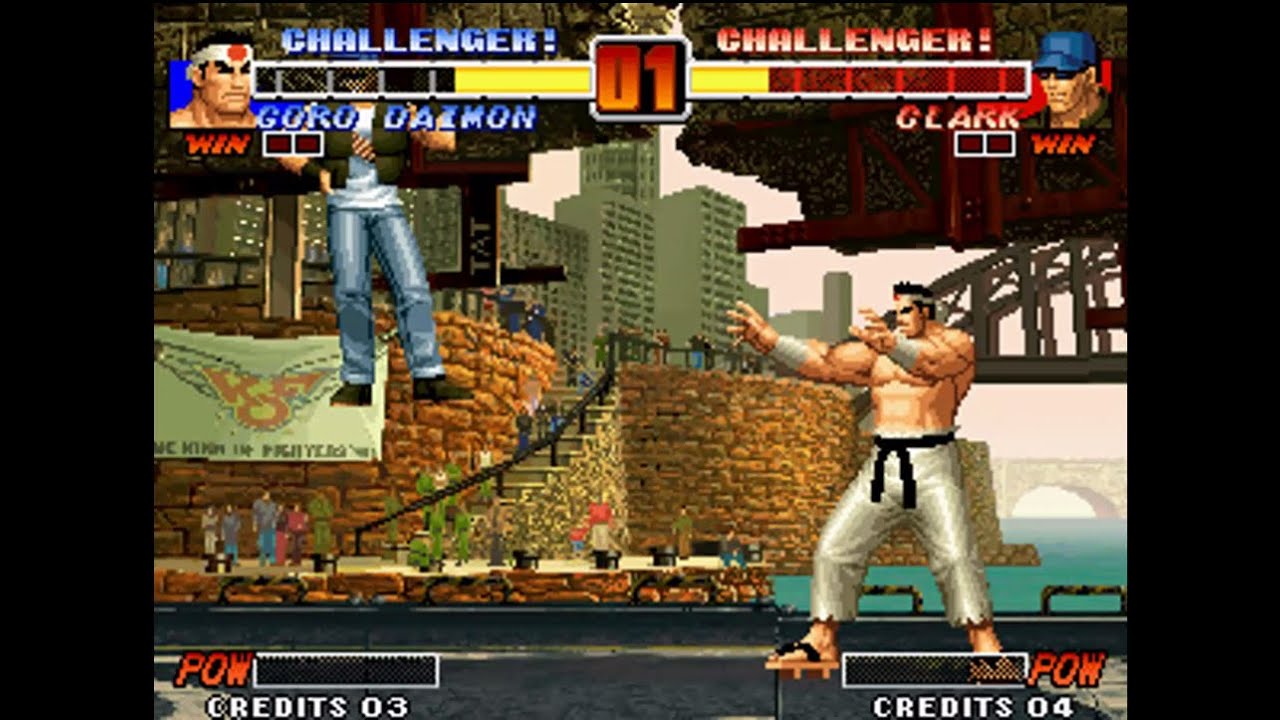 KOF 96 BUG DAIMON Earthquake CLARK/CHANG - YouTube