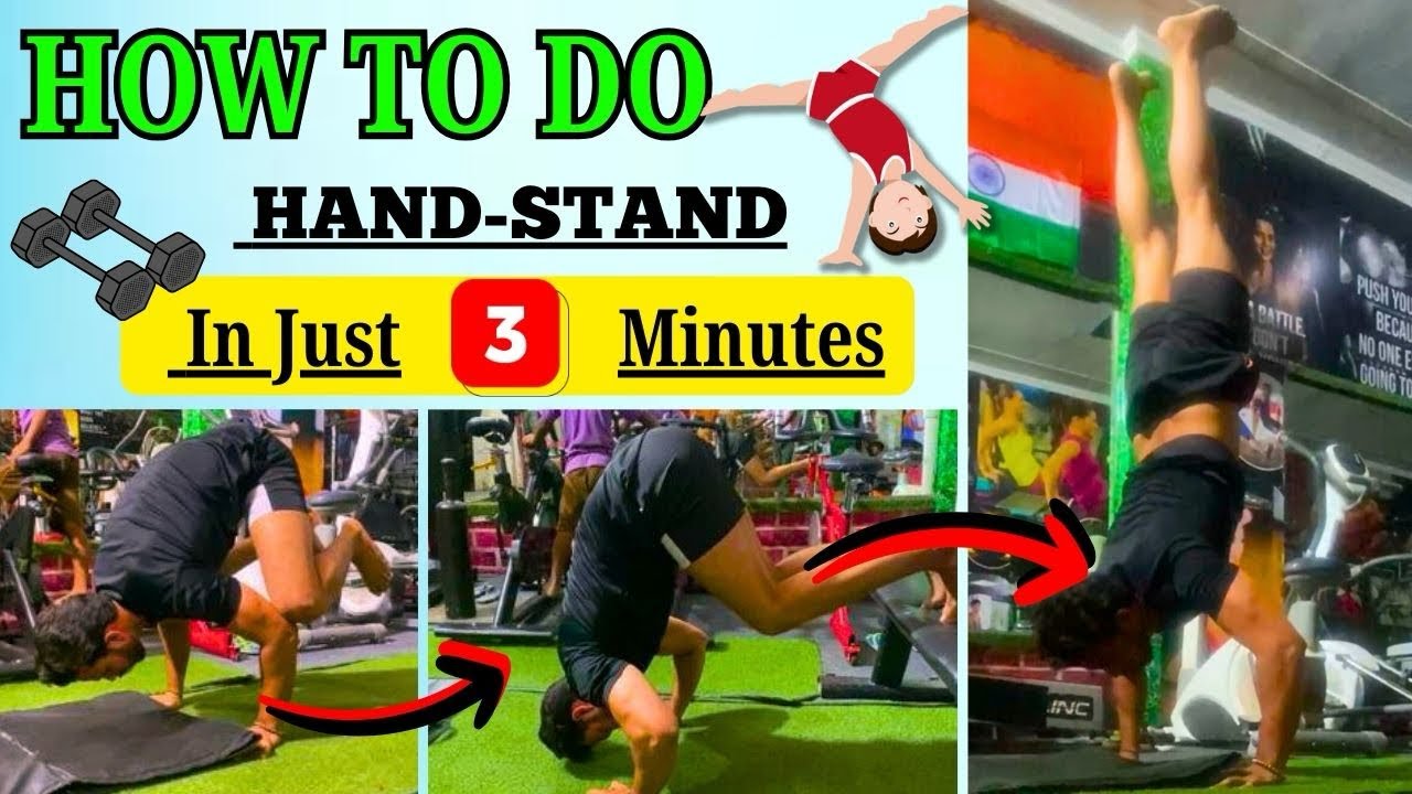 Hand🤸‍♂️stand🤔कैसे करे.?/How to do 🤔handstand/learn Hand🤚🏻stand in just ...