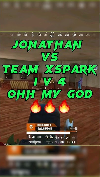 JONATHAN VS TEAM XSPARK JONATHAN 1V4 #Upthrust Esports Diwali Battle#bgmi #shorts #jonathan # ...