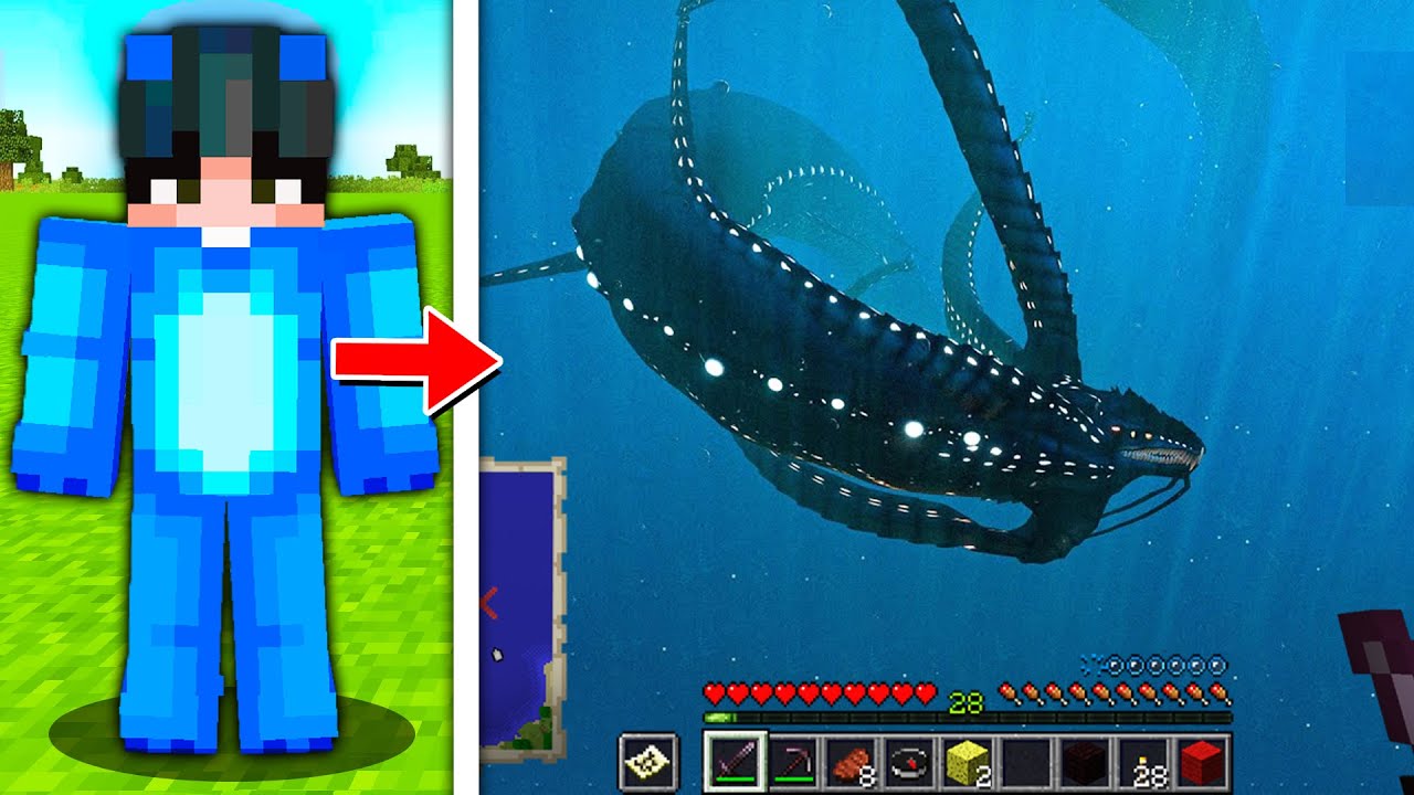 Morphing Into SECRET SEA MONSTERS To Prank My Friend! - YouTube