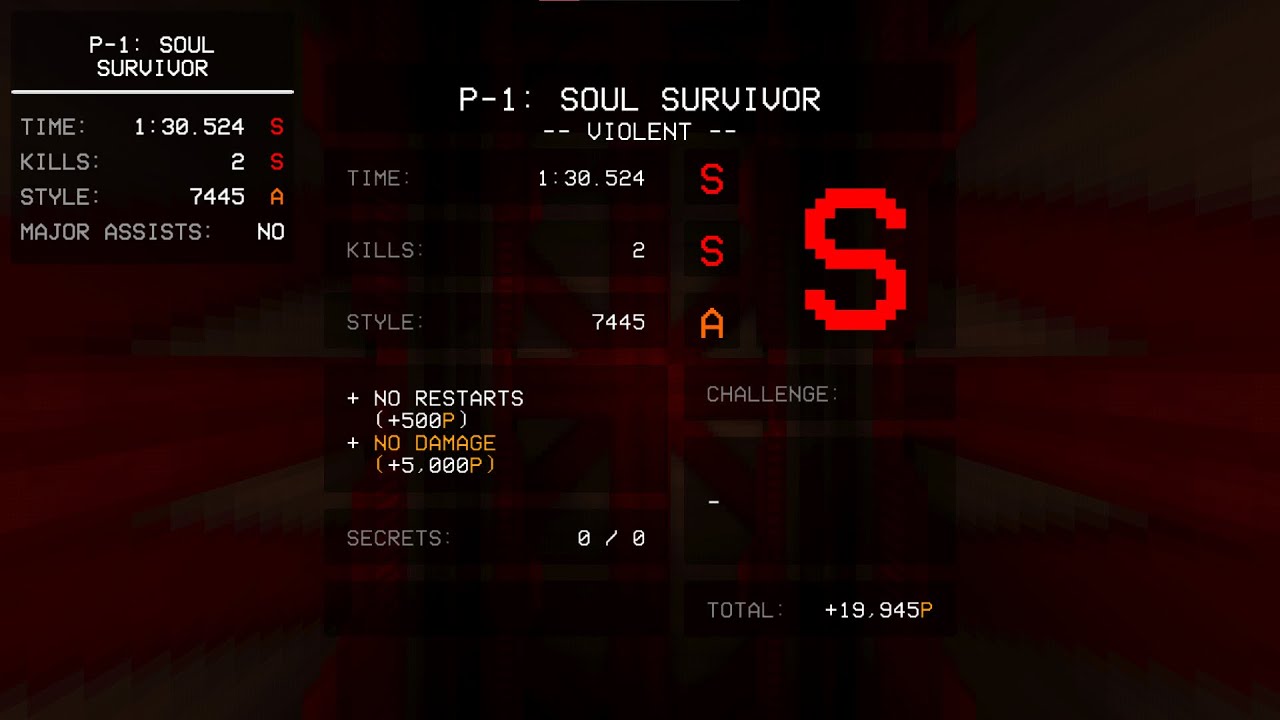 Ultrakill P-1 Violent any% Personal best, No damage [ 1:30.524 ] - YouTube