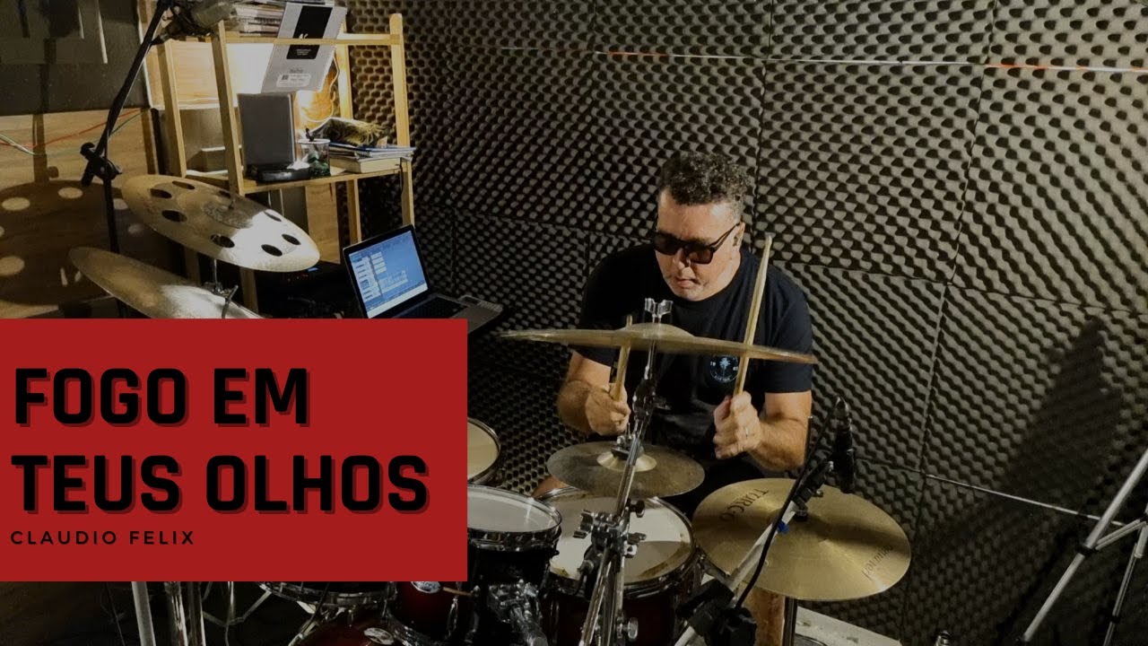 Fogo em teus olhos- Louvor IIR -[DRUM COVER]- Claudio felix - YouTube