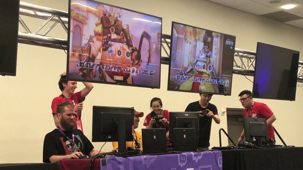 Roadhog and Zenyatta voice actors 1v1! - YouTube