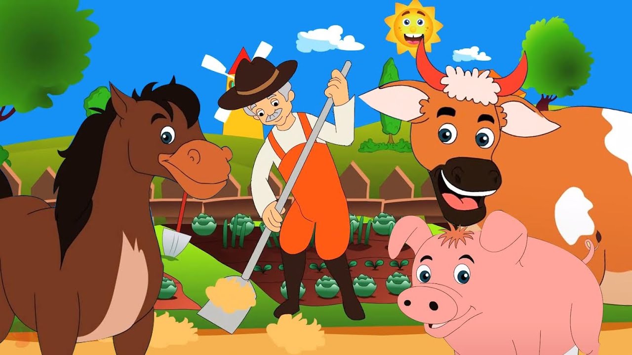 Old Macdonald Had A Farm and Nursery Rhymes for Children - YouTube