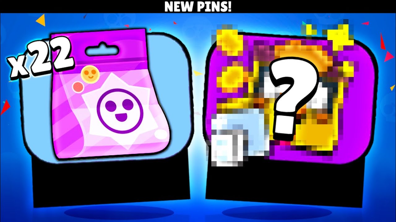 22 Epic Pin Pack Opening! (New Brawler Pins) - YouTube