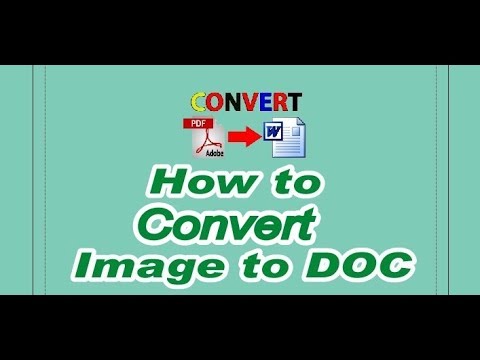 How To Convert Image to DOc Image to Doct Conversion - YouTube
