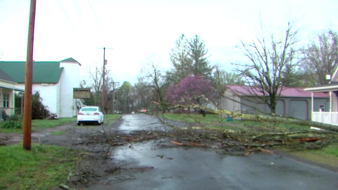 Storm Damage in Creal Springs, Illinois - YouTube