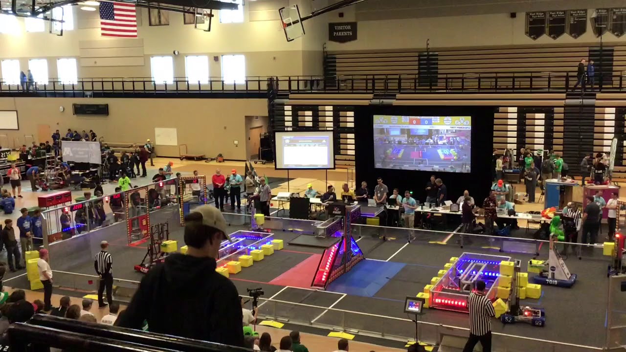 EMCC 2018 Qualification Match 22 - WARPSPEED 4239 FRC - YouTube