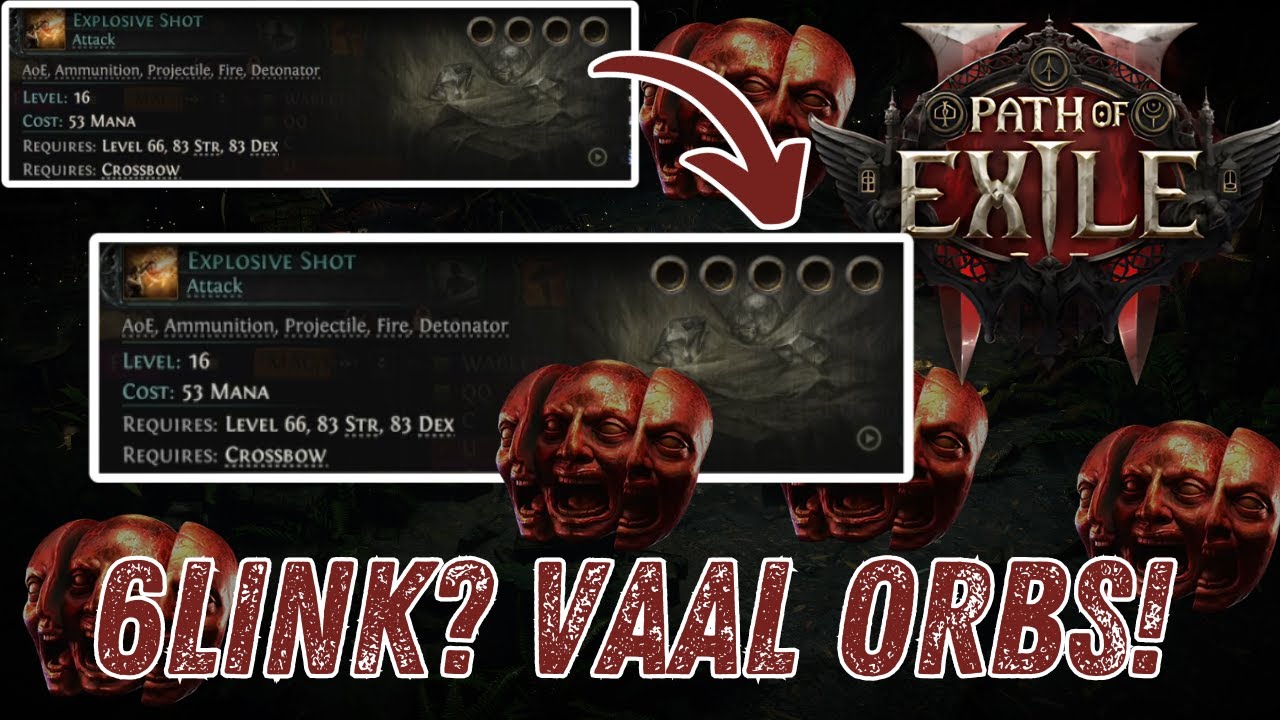 5 oder 6 Links & mehr? Vaal Orbs in Path of Exile 2 erklärt! - YouTube