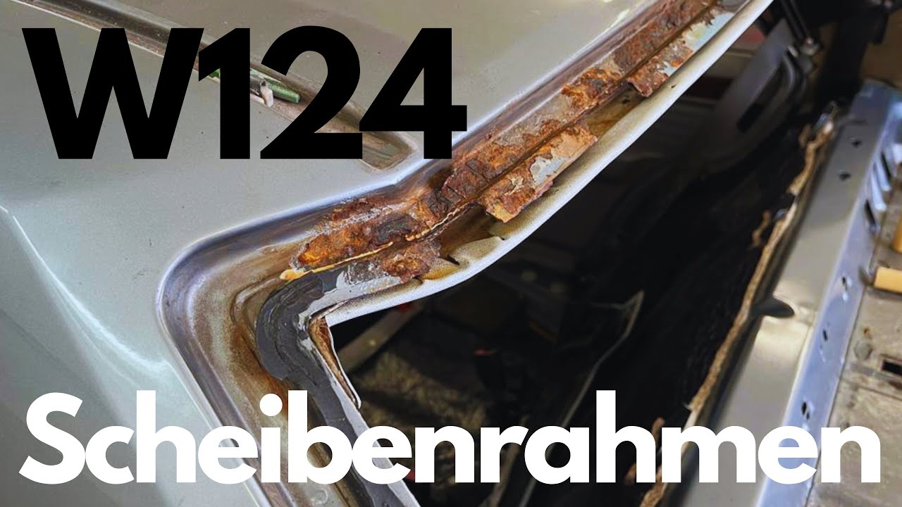 W124 Heckscheibenrahmen kleine Rostansätze... | Mozart Car Classics ...