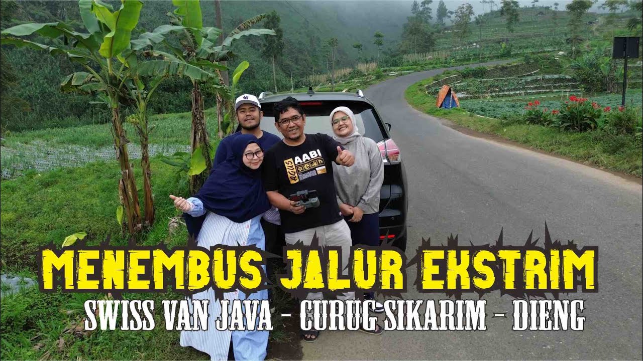 Jalur EXTRIME Swiss Van Java-Curug Sikarim-Dieng - YouTube