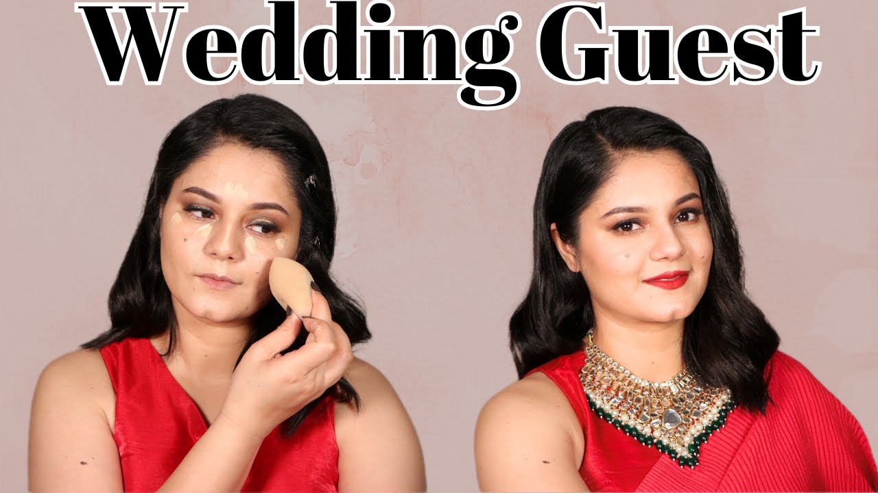 Wedding Guest Makeup Look | Reception Makeuplook | Detailed Makeup ...