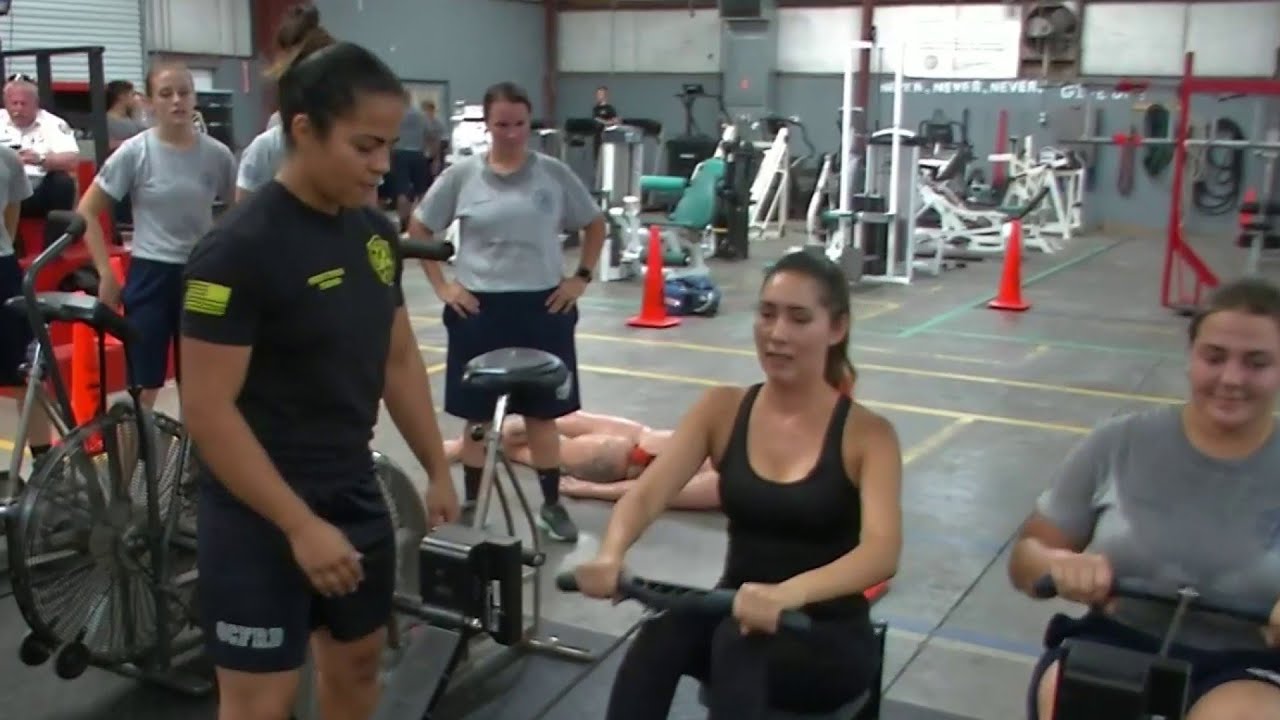 A look into training women in the fire service - YouTube