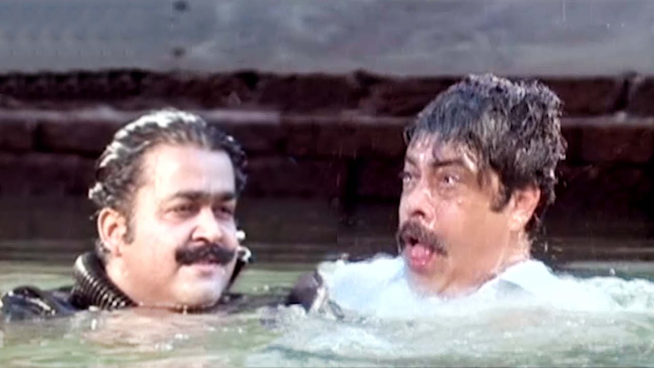 നീ ചോര തളിക്കും എന്ന് പറഞ്ഞില്ലേ ആ മുതലയാടാ ഞാൻ.. Mass Scene | Mohanlal ...