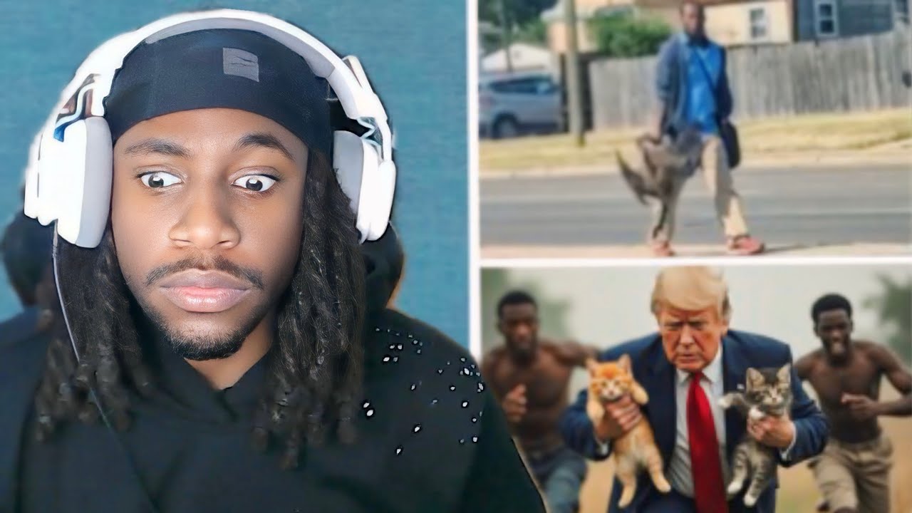 Streamer Rages At Haitians Eating Cats in Ohio - YouTube