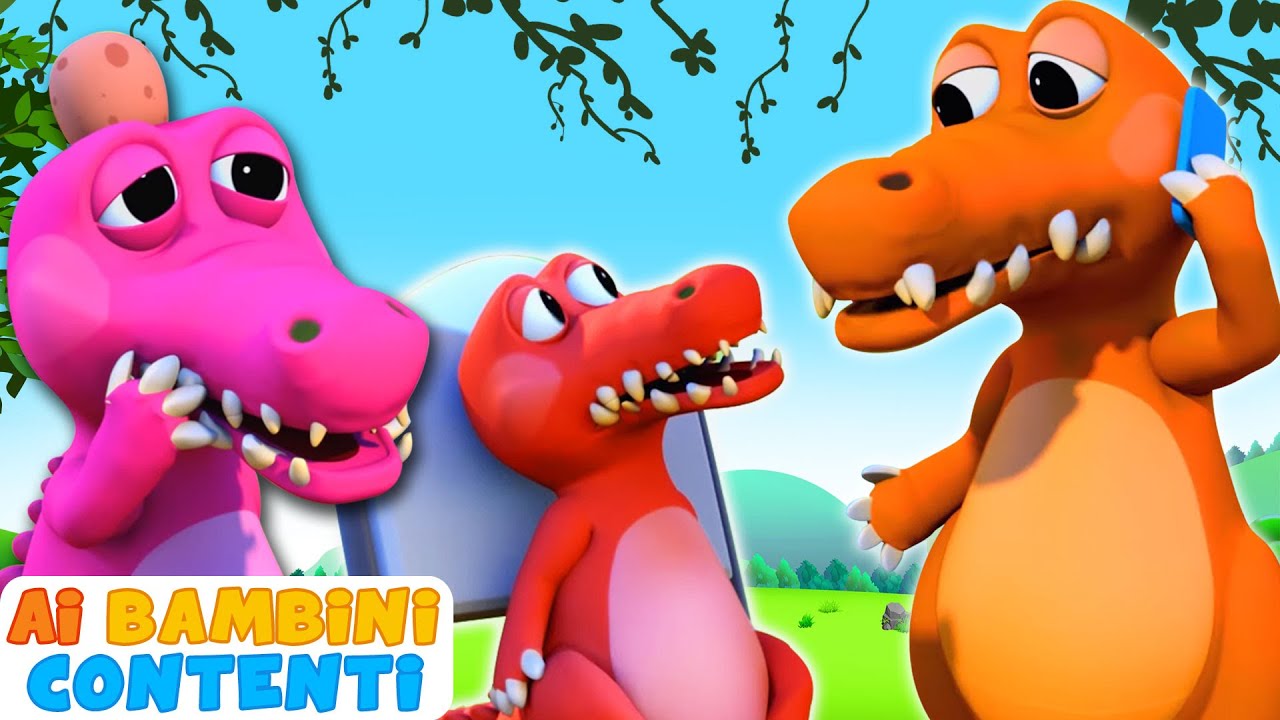 ABC Italian | 🐊La canzone dei cinque piccoli coccodrilli | Canzoni per ...