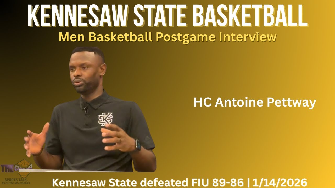 Coach Antoine Pettway Postgame Interview | KSU Improves to 11–6 After ...