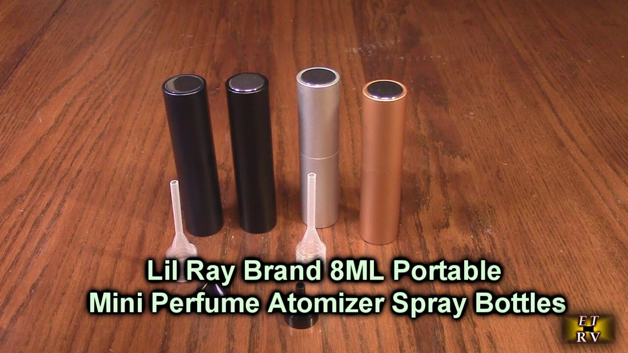 Lil Ray 8ML Mini Perfume Atomizer (4 PCS), Travel Sprayer with Twist ...
