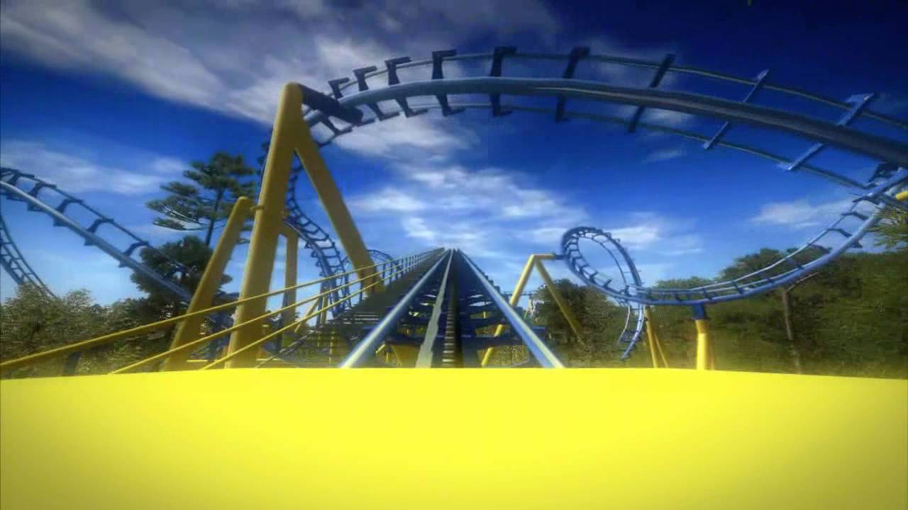 RCT3 - IKEA (Vekoma Corkscrew Coaster) - YouTube