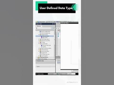 #shorts User defined Data Type in Tia Portal - YouTube