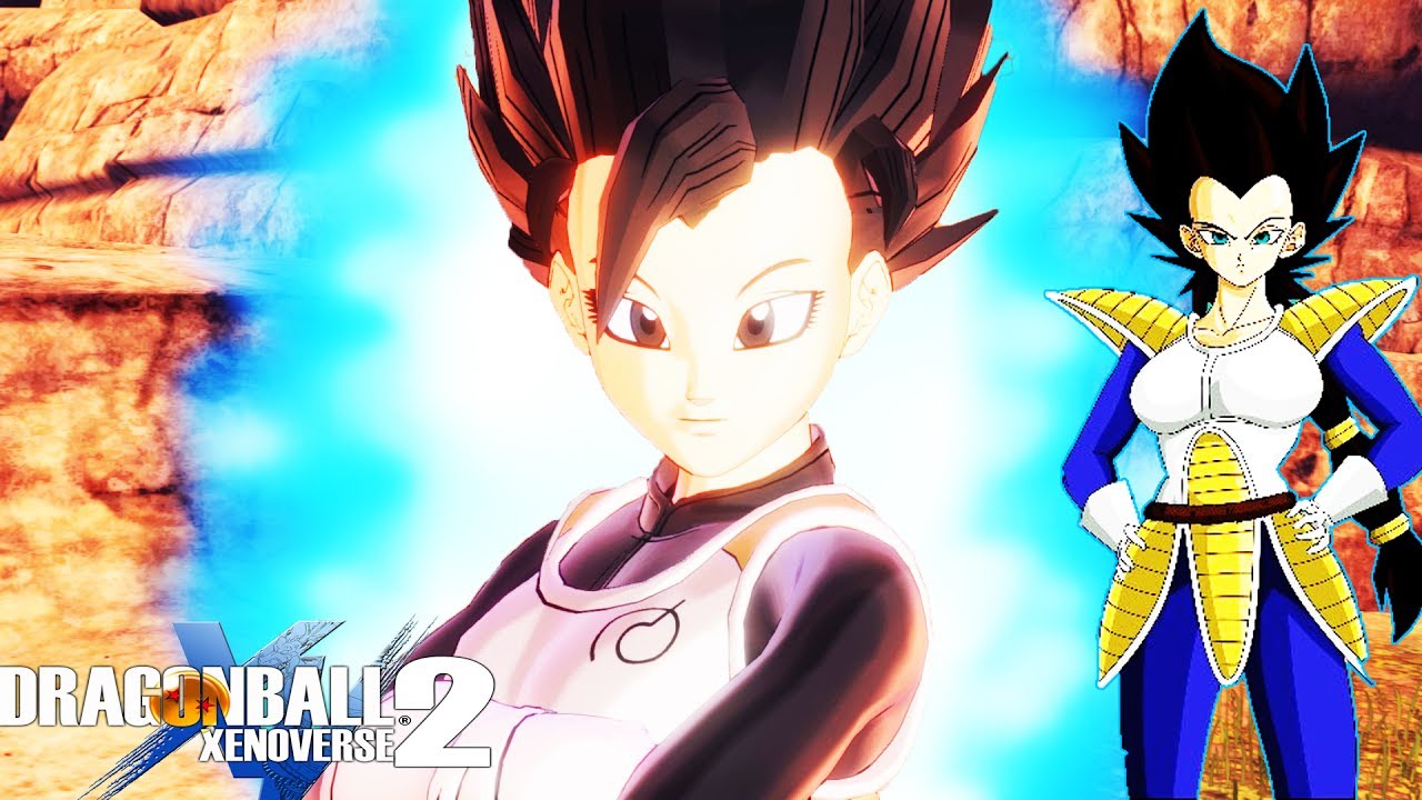 FEMALE VEGETA (SSB) VS FEMALE GOKU | Dragon Ball Xenoverse 2 Mods - YouTube