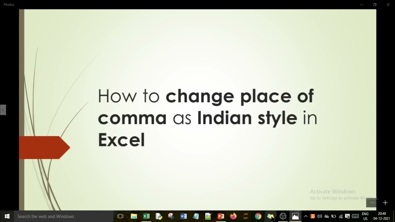 How To Change Comma Place As Indian Style In Excel YouTube how-to-change-comma-place-as-indian-style-in-excel-youtube
