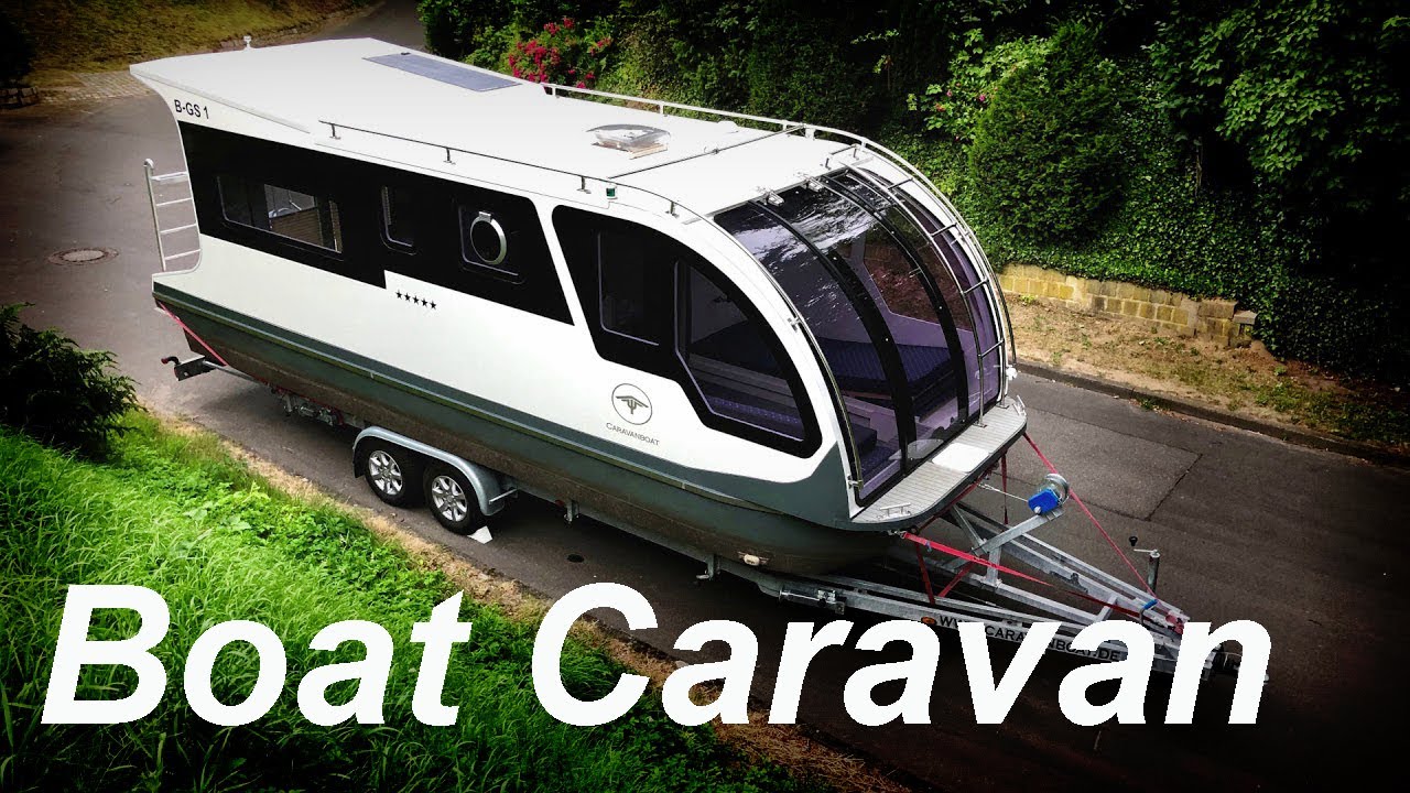 Departure One: Amazing Amphibious Boat Caravan! - YouTube