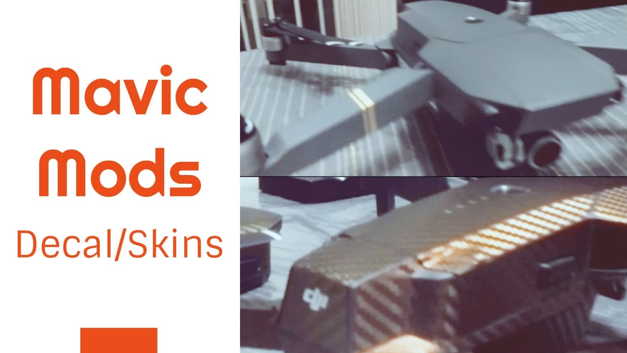 DJI Mavic Pro Mods: Decal & Skins - YouTube