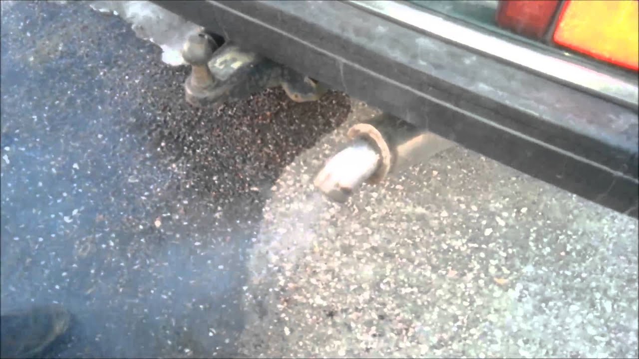 Volvo 240 Diesel kallstart / cold start - YouTube