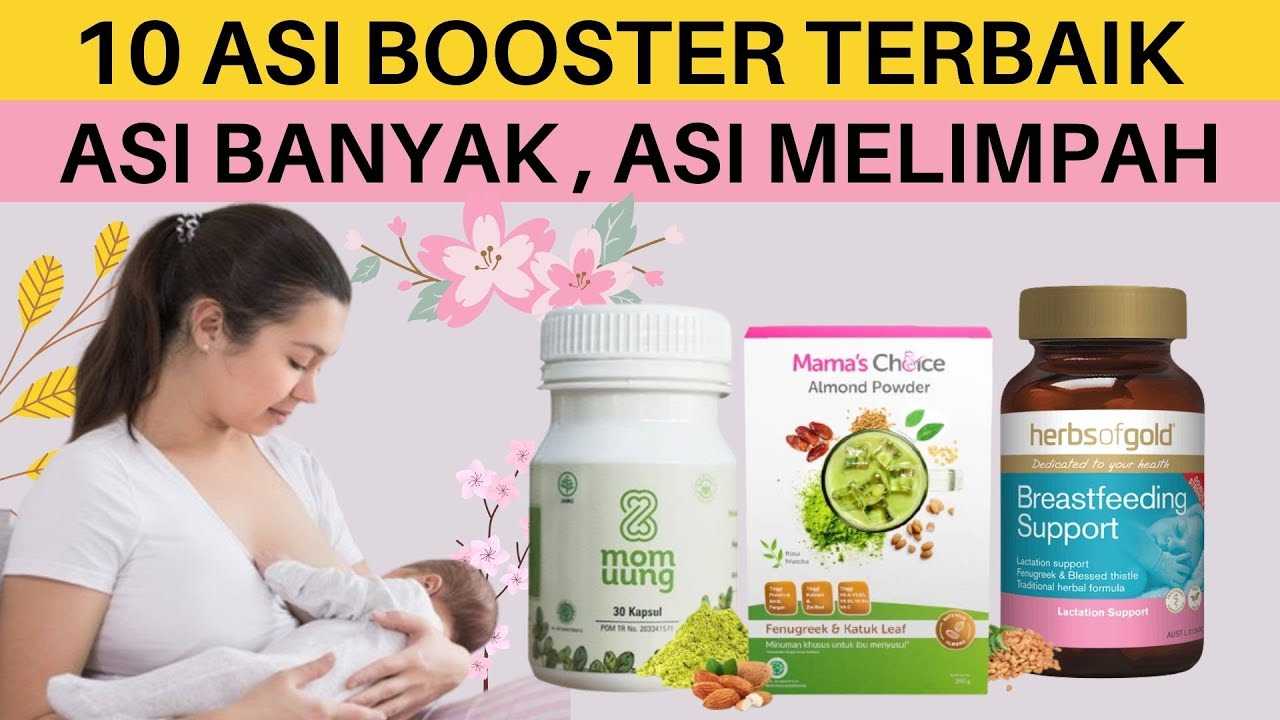 Rekomendasi 10 ASI Booster Terbaik, Pelancar Asi Terbaik - YouTube